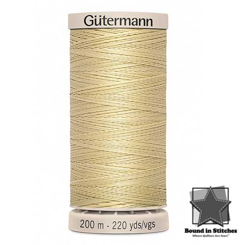Gutermann Cotton Quilting Thread 40 WT - Cream – Bound in Stitches