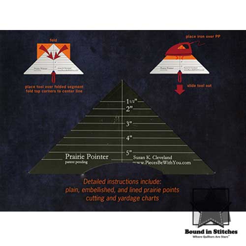 Prairie Pointer Pressing Tool – Bound in Stitches